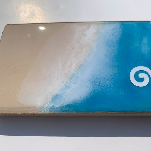 thereisglitterinmycoffee | Accents | Welcome Reclaimed Wood Wave Art ...